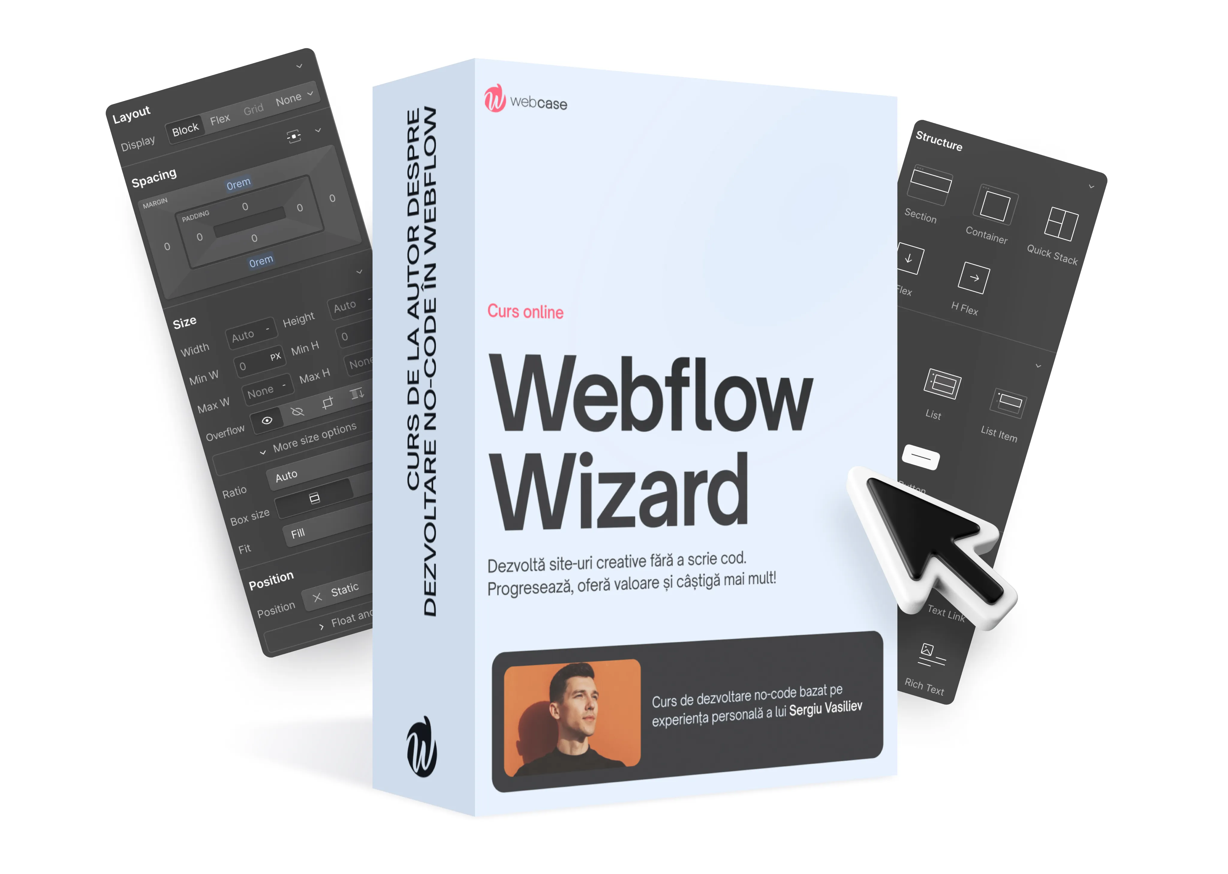 Webflow Wizard — Curs Online de la zero în no-code dezvoltare
